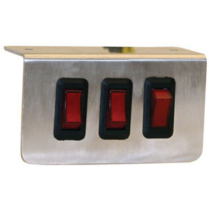 6391003 SWITCH PANEL TRIPLE ON-OFF ILLUMINATED