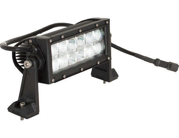 8 Inch 3240 Lumen LED Clear Combination Spot-Flood Light Bar