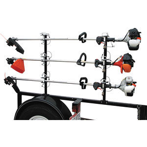 Buyers LT13 3-Trimmer Landscape Trailer Rack (Channel Style)